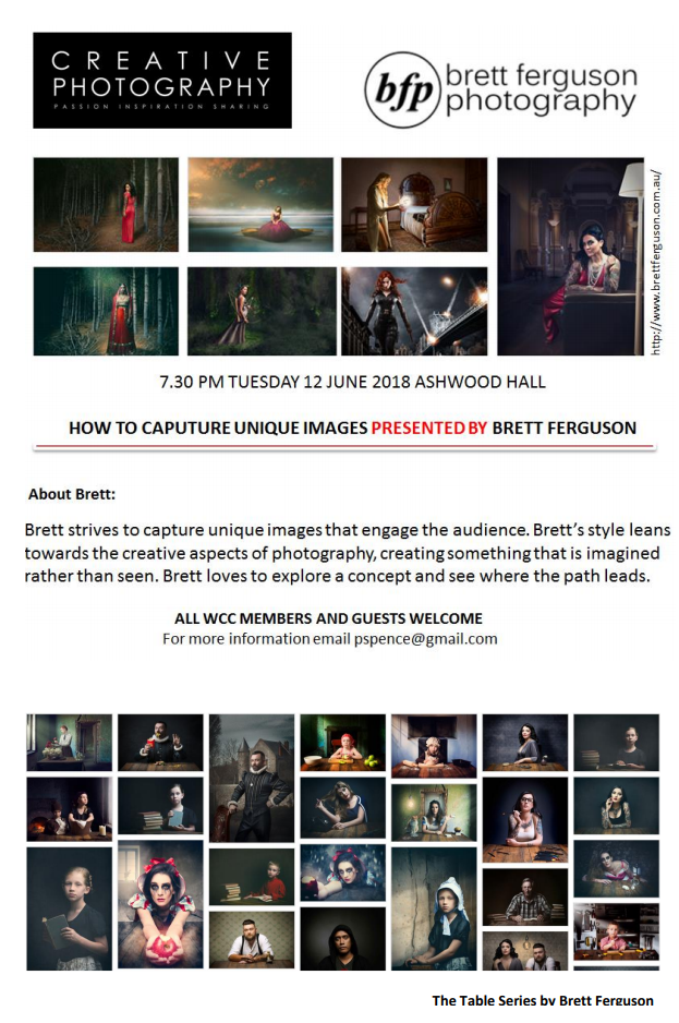 How to capture unique images with Brett Ferguson – Waverley Camera Club