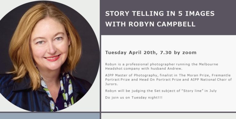 Story telling in five images with Robyn Campbell – Waverley Camera Club
